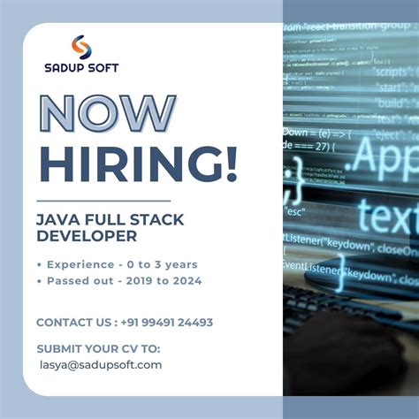 Madhuri G On Linkedin Hiring Javafullstackdeveloper Techjobs