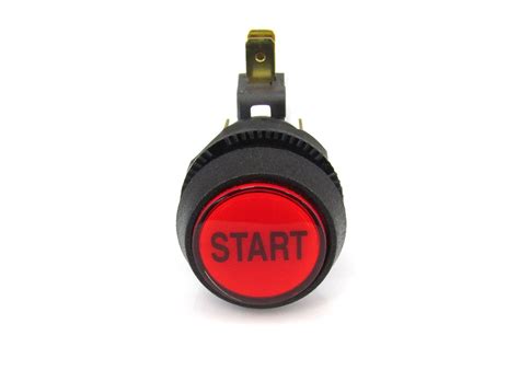 1 Red Illuminated Start Button