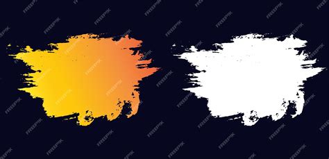 Premium Vector Abstract Gradient Color Brush Stroke Grunge Texture