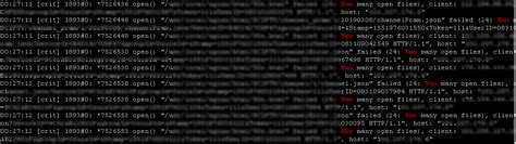 Nginx ошибка 24 too many open files ErrorsMaster ru большая