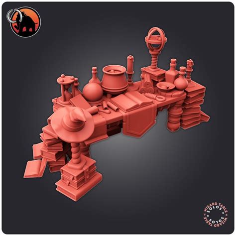 3d Printable Wizard Table By Plastic Age