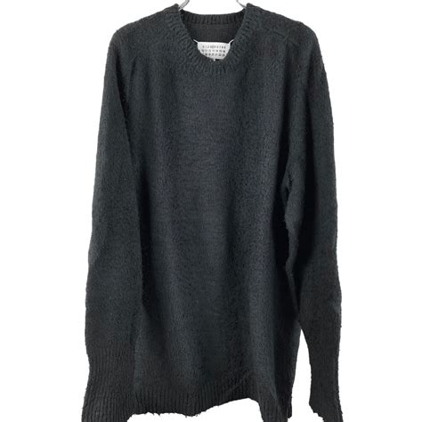 Maison Margiela メゾン マルジェラ Cotton Nylon Longsleeve Knit T Shirt 21aw