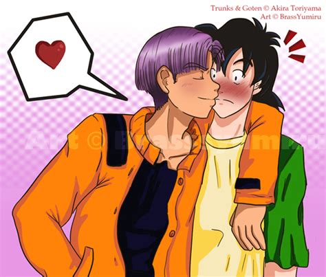 Goten Trunks Kiss At Greg Stone Blog