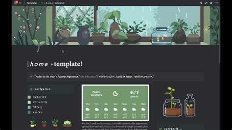 i updated my notion and made a template r notion