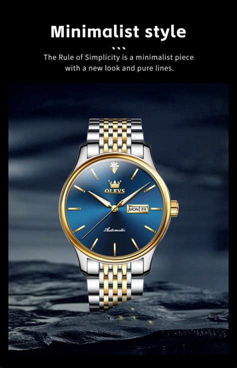 Olevs Automatic Mechanical Luxury Wrist Watch Olevs Watches