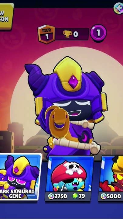 Dark Samurai Gene In Brawl Stars Youtube