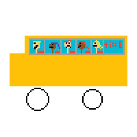 Pixilart Exploding Bus By Mya