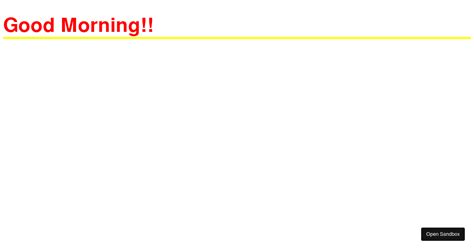 React Styling Practice Forked Codesandbox