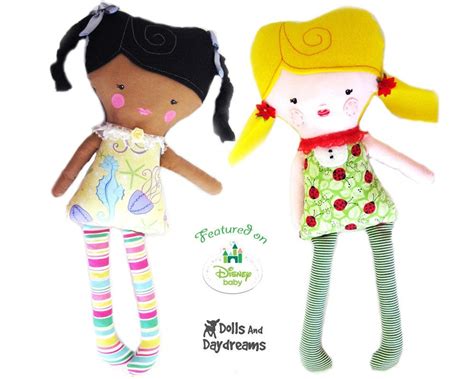 Easy Girl Doll Sewing Pattern Dolls And Daydreams