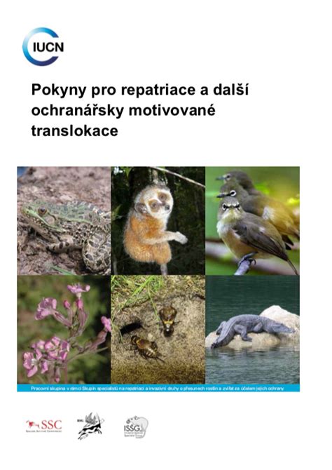 Conservation Translocation Guidelines Iucn Ssc Conservation Translocation Specialist Group