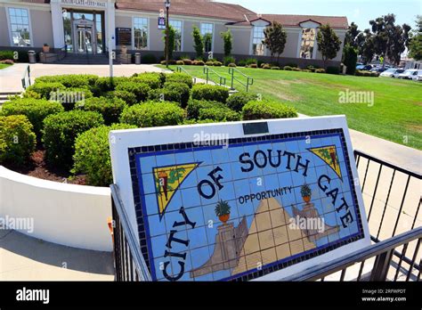 South Gate Los Angeles County California South Gate City Hall At