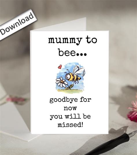 Best 10 4×6 Happy Maternity Leave Card Printable Mum To Be