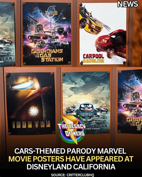 Cars Themed Parody Marvel Movie The Legacy Of Nerd Facebook