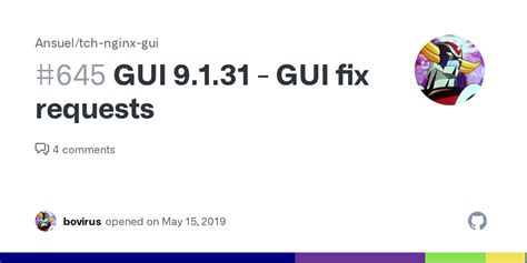 Gui 9131 Gui Fix Requests · Issue 645 · Ansueltch Nginx Gui · Github