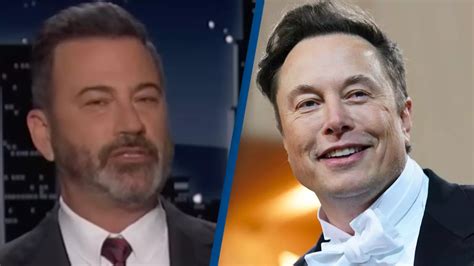 Jimmy Kimmel Calls Elon Musk Fully Formed Piece Of St After