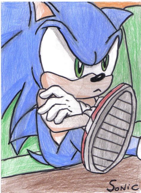 Sonic Enojado By Shimecm On Deviantart