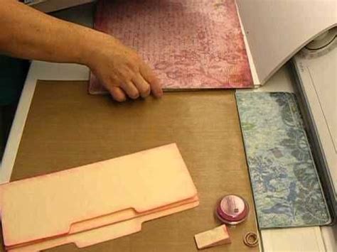 Pt 4 Tutorial Slender File Folder Journal Diy Journal Books Mini