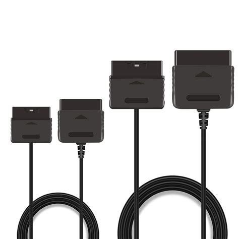2pack 6ft Controller Extension Cable For Ps2 1 8m