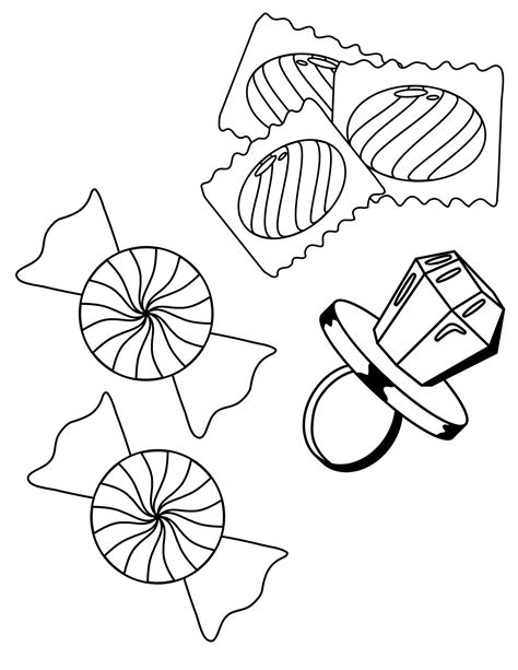 Candy Coloring Pages Printable Candy Coloring Sheets Lollipops