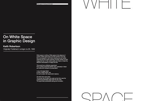 white space catherine townsend graphic design