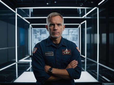 Marine Remote Sensing Specialist Arms Crossed With A T2 Premium Ai Generated Image