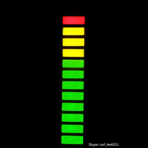 Bar Graph Led 12 Segment Led Display 3 Colors KEM 123010 ARGY Led Bar