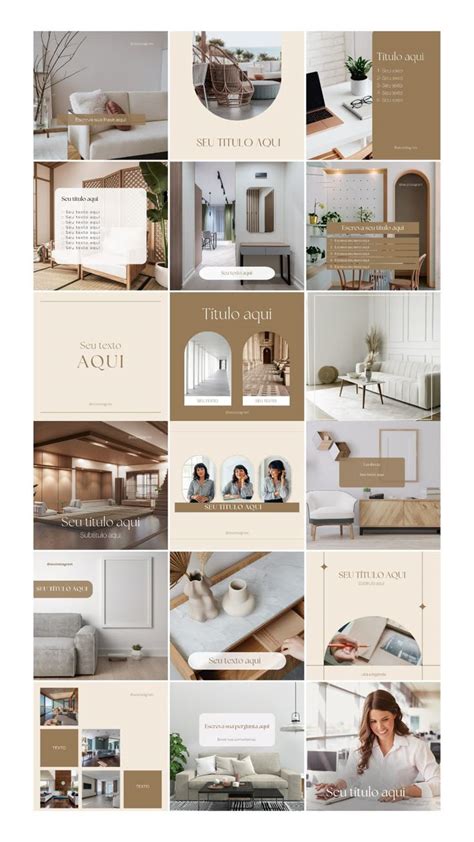 Template Canva Arquiteta Arquitetura Interior Design Template