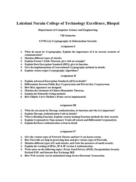 Assignment Cryptography Pdf Cryptography Public Key Cryptography