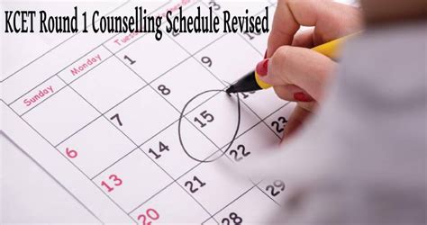 KCET Round 1 Revised Counselling Schedule Released At Kea Kar Nic In