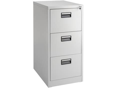 Tectake armoire métallique de classement avec 3 tiroirs 62 4x46x102 8cm