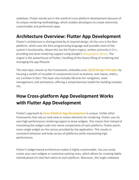 Flutter App Development Pros Cons And Tipspdf Computer Software And Applications Computing