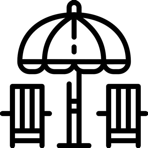 Sun Umbrella Beach Vector Svg Icon Svg Repo