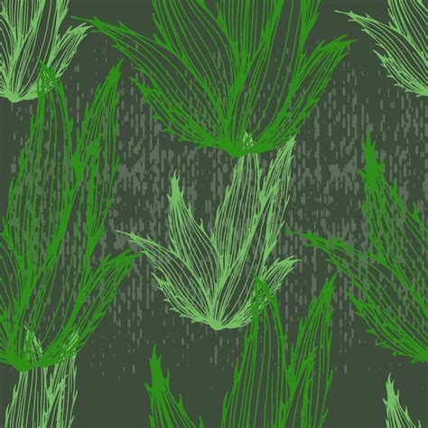 Premium Vector Seamless Pattern Of Bamboo