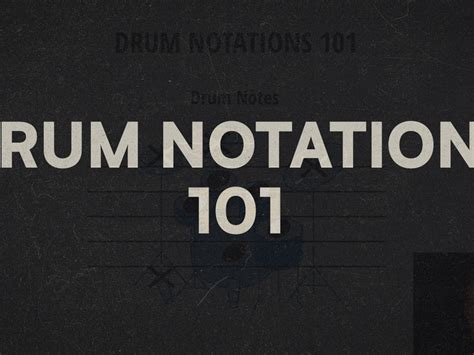 Drum Notations 101 Wda