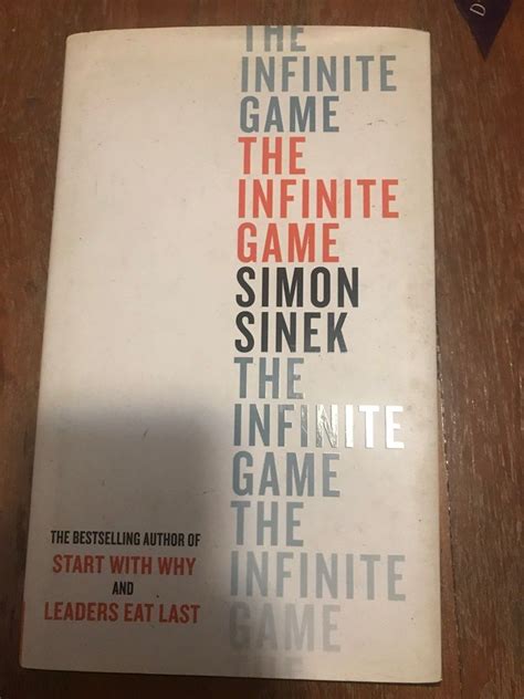 [hard Cover] Simon Sinek The Infinite Game Hobbies And Toys Books And Magazines Fiction And Non