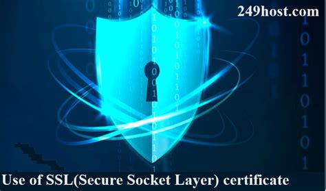 Use Of Sslsecure Socket Layer Certificate 249hostcom