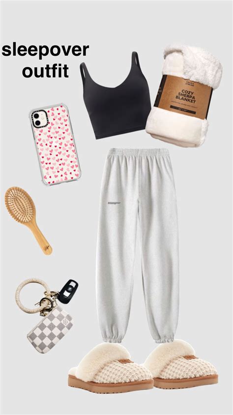 Cute And Comfy Sleepover Outfit Ideas