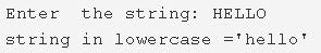 C Program To Convert Uppercase String To Lowercase Ways
