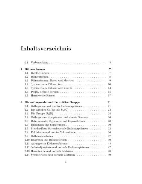 SOLUTION Lecture Notes Peter Littelmann Notizen Zur Vorlesung Lineare