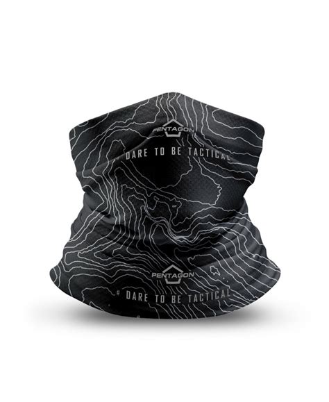 Tactical Equipment Pentagon Tactical Neck Gaiters Skiron Topographic