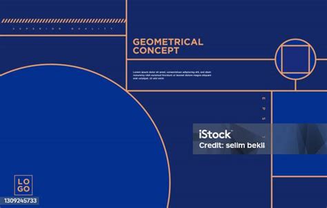 Desain Tata Letak Geometris Konstruktoral Ilustrasi Stok Unduh Gambar