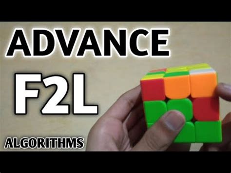 CFOP ADVANCE F L ALGORITHMS YouTube