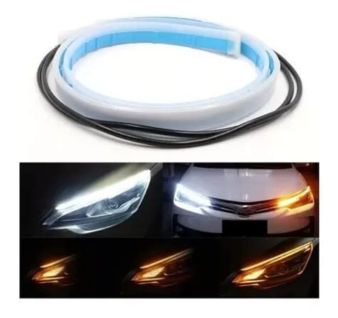 Barra Led Fita Farol Angel Eyes Seta Sequencial Flex Vel Frete Gr Tis