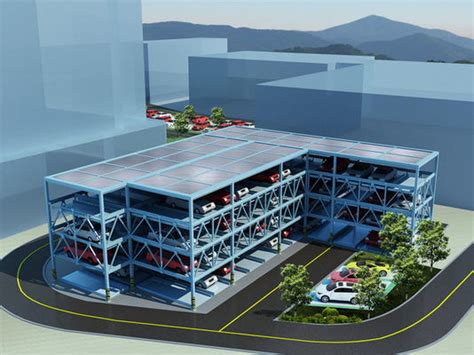Highly Automated Puzzle Car Parking System 2000kg Puzzle Lift Parking