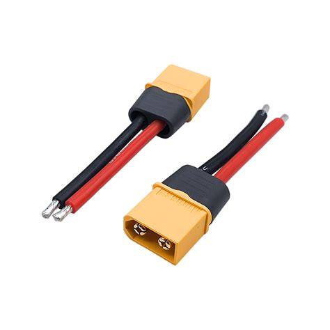 Panel Mount Xt90 Connector Xt60 Xt60u Xt30 Plug With 10awg 12awg 14awg 18awg Silicon Cable