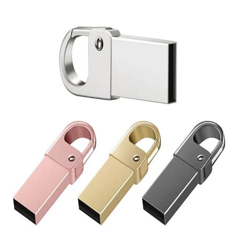 Metal Usb Flash Drives 20 Waterproof Usb Stick Memory With Keyring