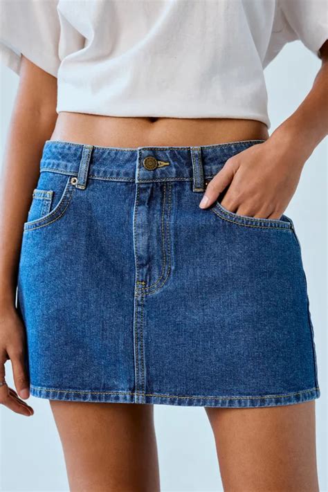 Bdg Onna Denim Micro Mini Skirt Urban Outfitters