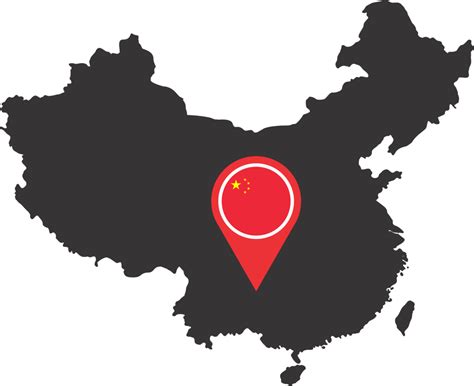 China Pin Map Location Png 22662494 Png