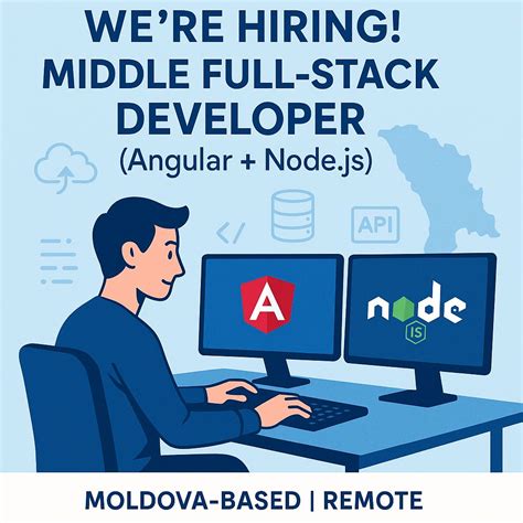 Were Hiring A Middle Full Stack Developer Angular Nodejs Valeriu Crudu