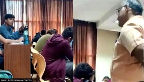 مسلمان طالب علم کا پروفیسر کے خلاف احتجاج